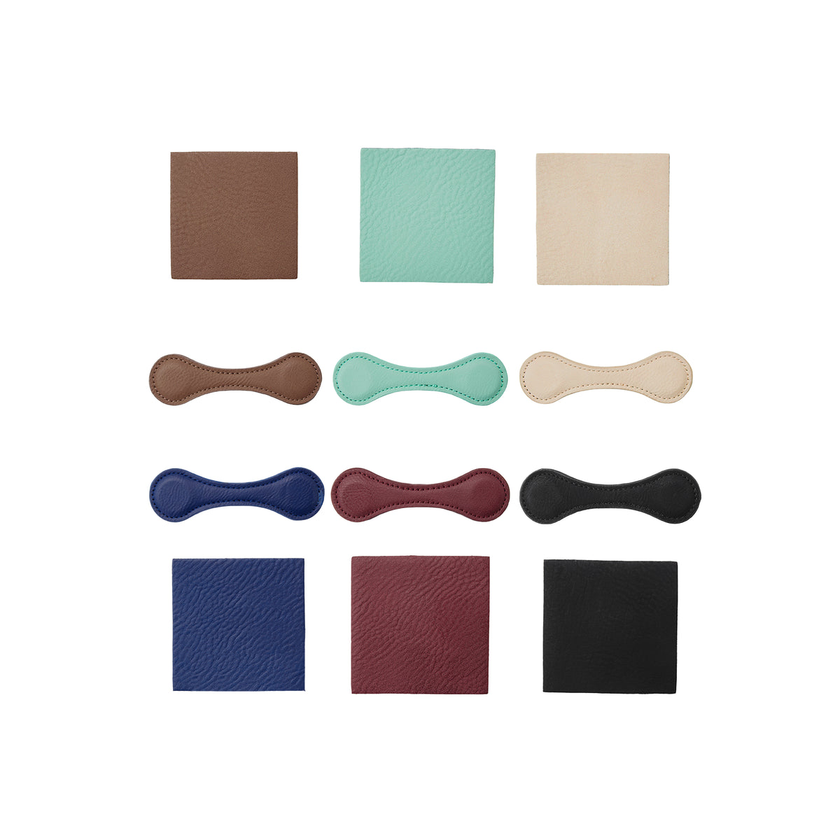 Laserable PU Mixed Color Magnetic Bookmark (6pcs)