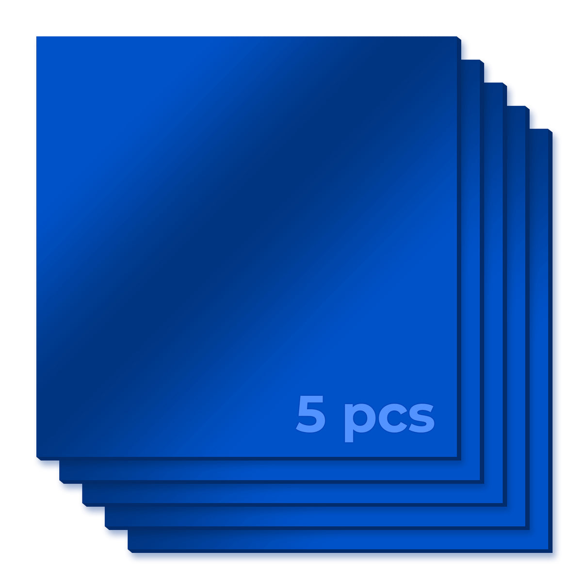 1/8" Blue Mirror Acrylic Sheet (5pcs)