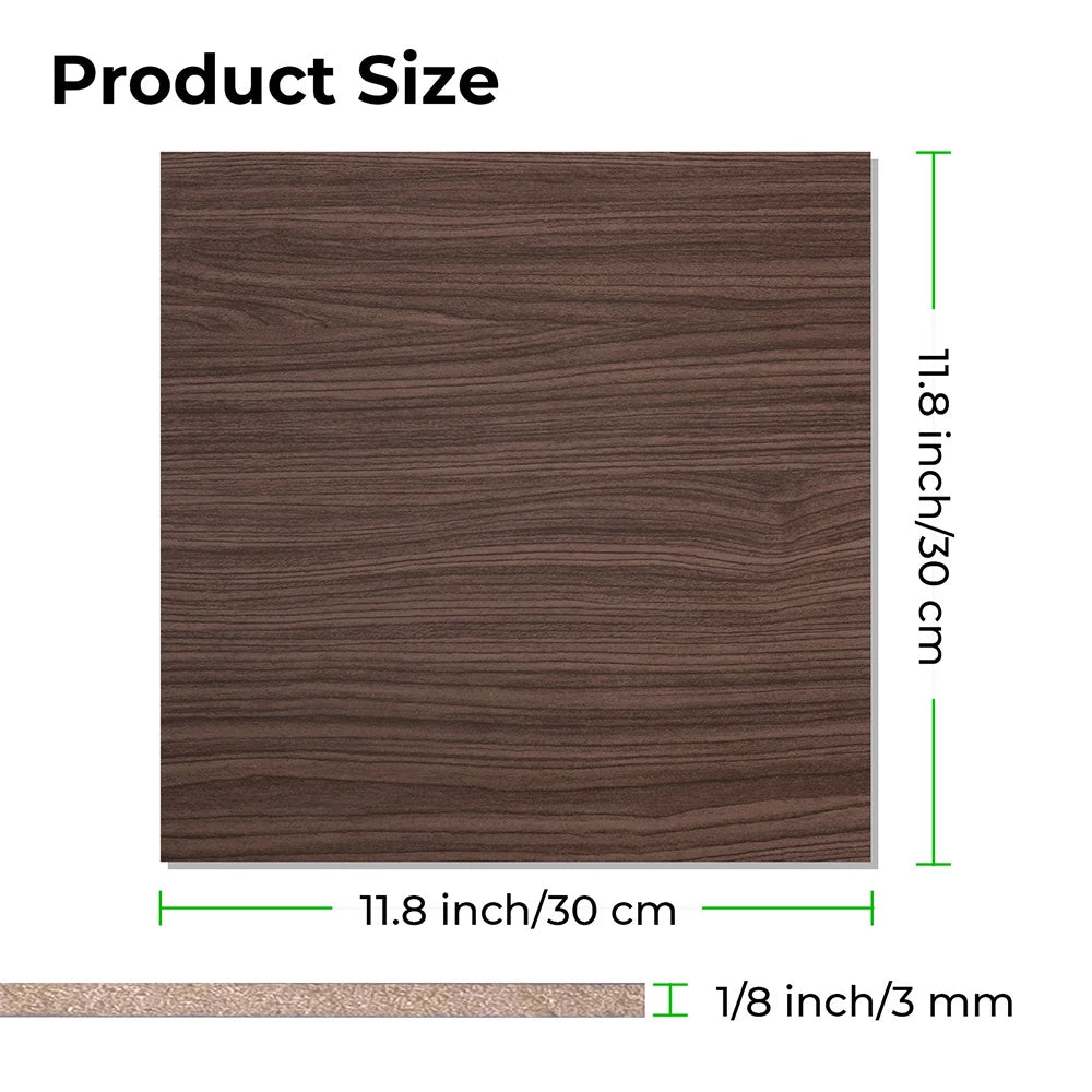 1/8" Faux Walnut MDF Board (10pcs)