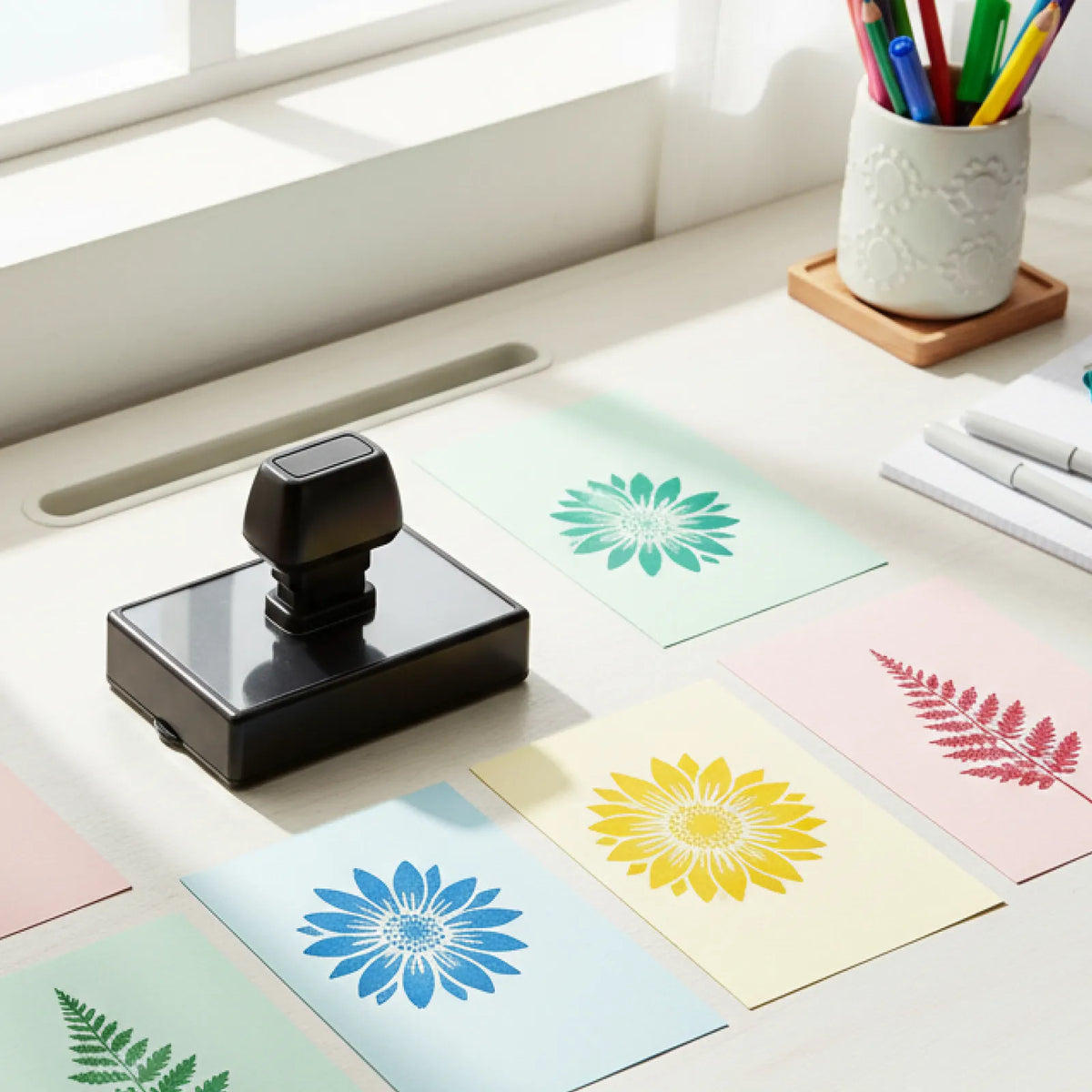 Self-Inking Flash Stamp Pad (4pcs)