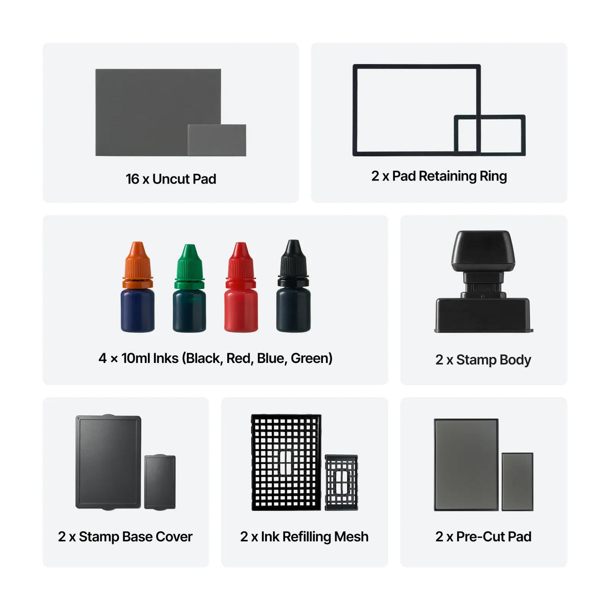 Self-Inking Flash Stamp Set