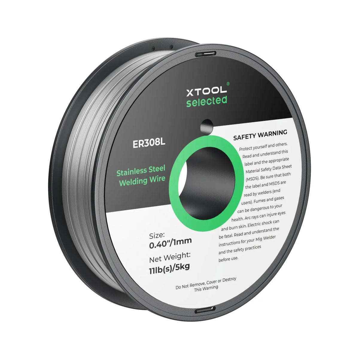 0.04" ER308L Stainless Steel Welding Wire 11 lb Spool (5kg)