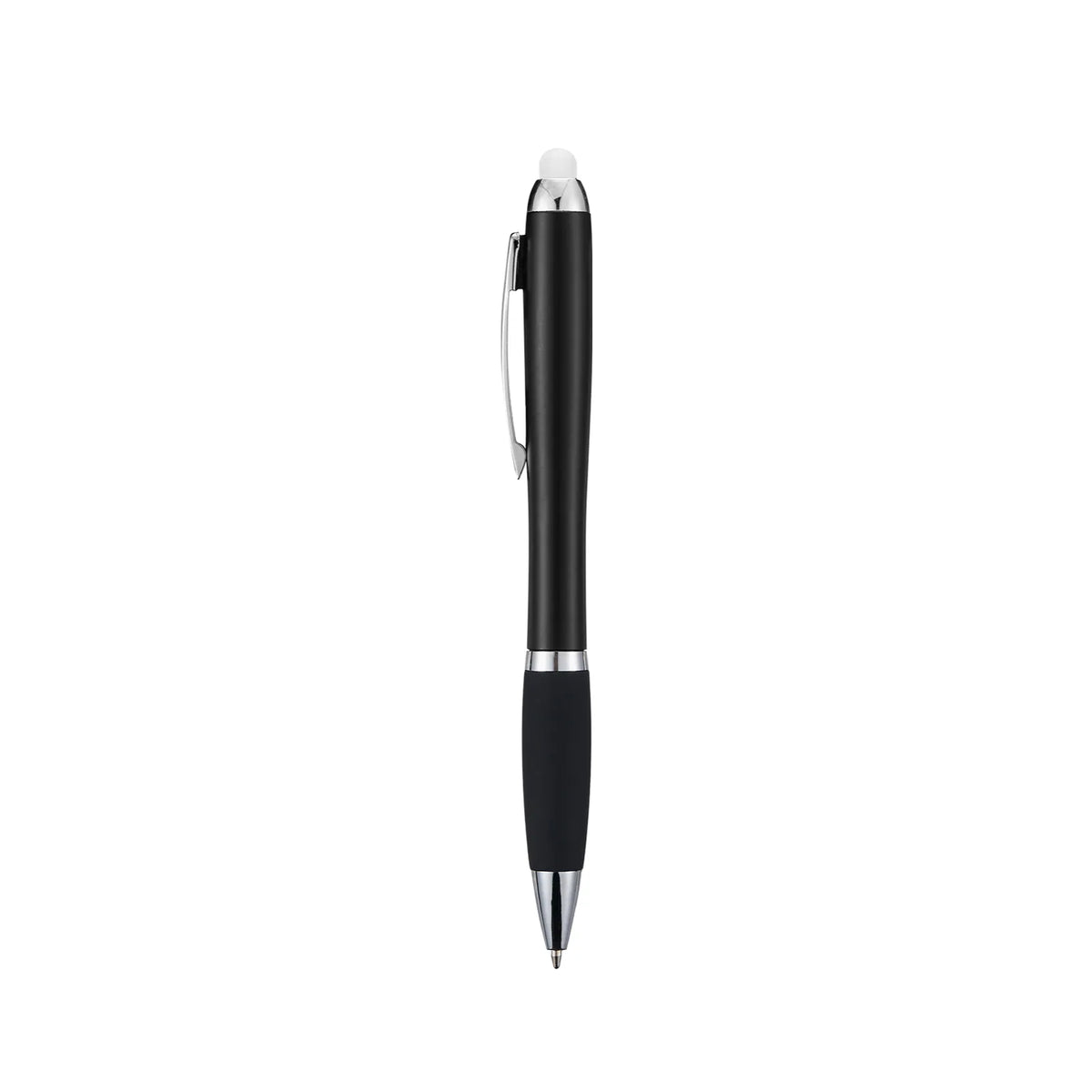 Black Stylus Ballpoint Pens with Multicolored LED Lights (10pcs)