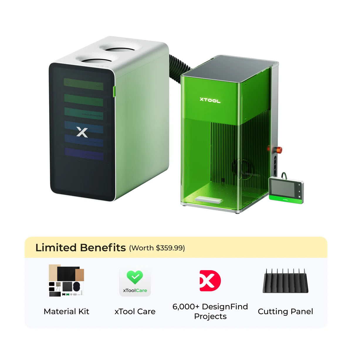 xTool F1 Ultra 20W Fiber & Diode Laser Engraver for Education | xTool