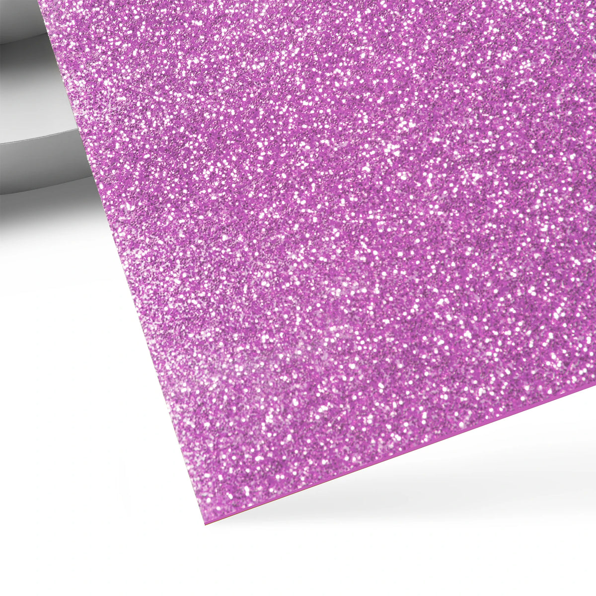 1/8" Pink Glitter Opaque Glossy Acrylic Sheet Plexiglass (3pcs)
